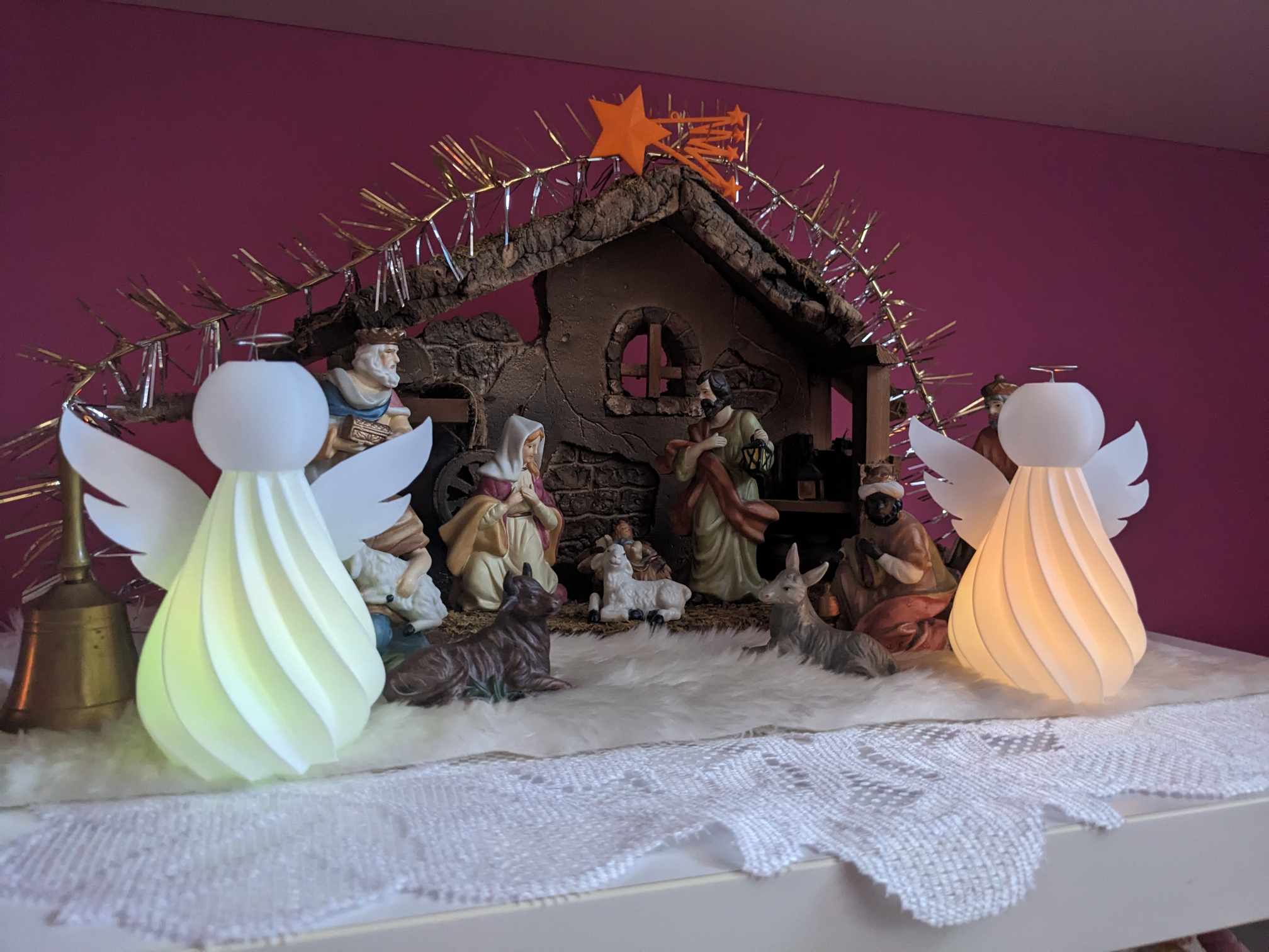 Tea Light Angel (Vase Mode) by kaskqoo | Download free STL model ...