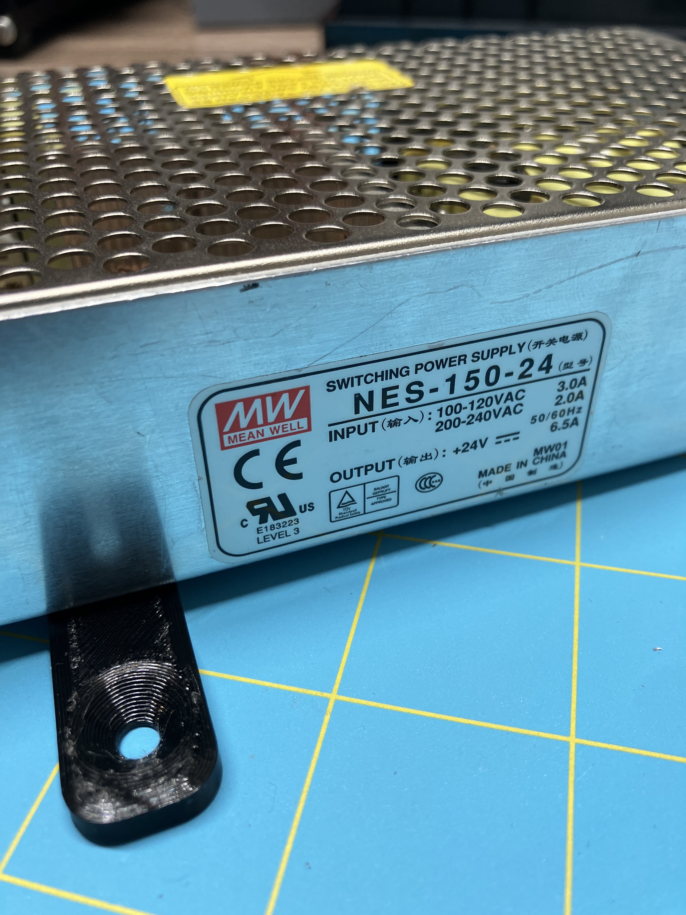 Meanwell NES-150-24 mount by krisztian96 | Download free STL model | Printables.com