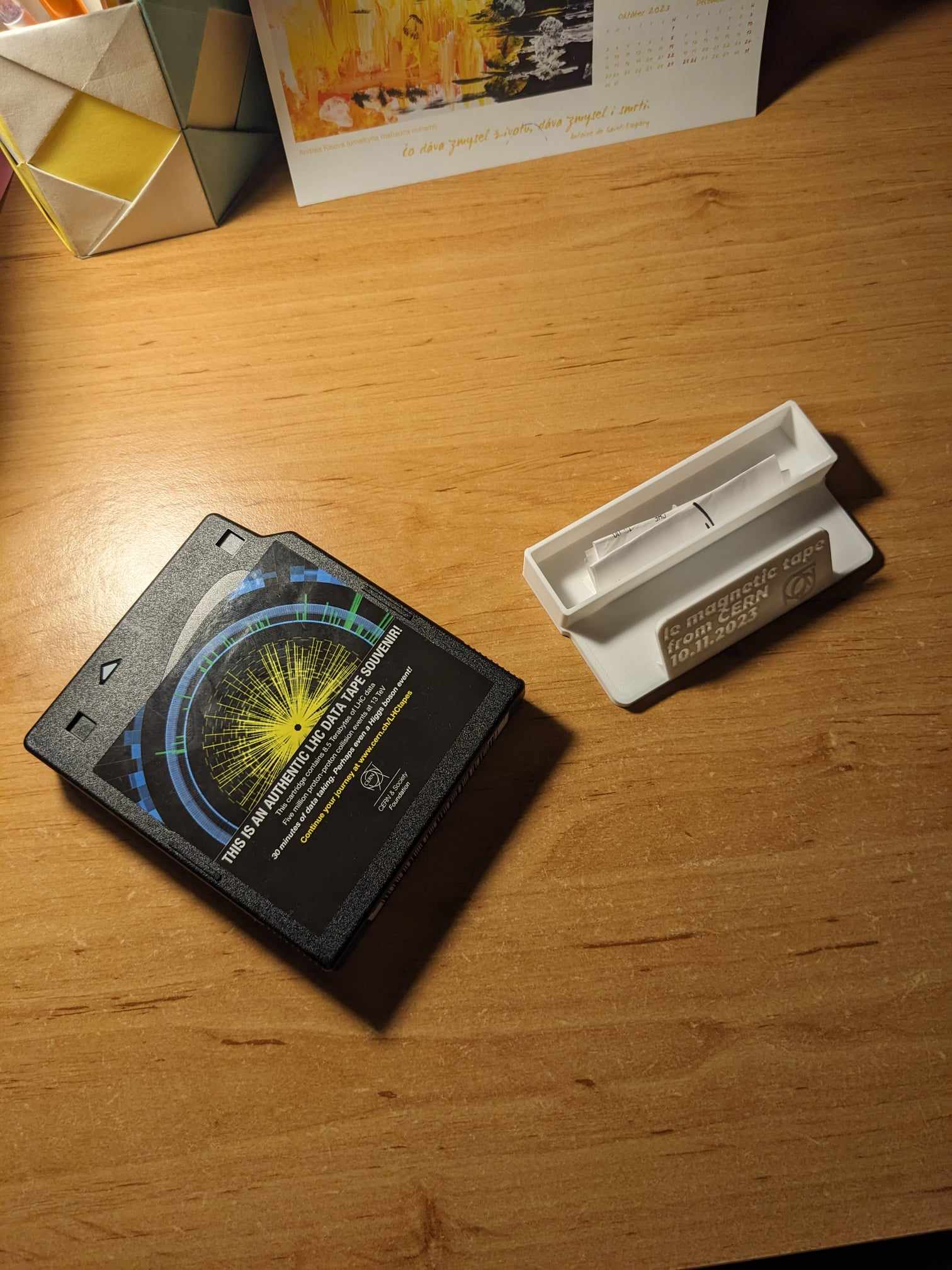 CERN LHC magnetic tape holder (souvenir) by kaskqoo | Download free STL ...