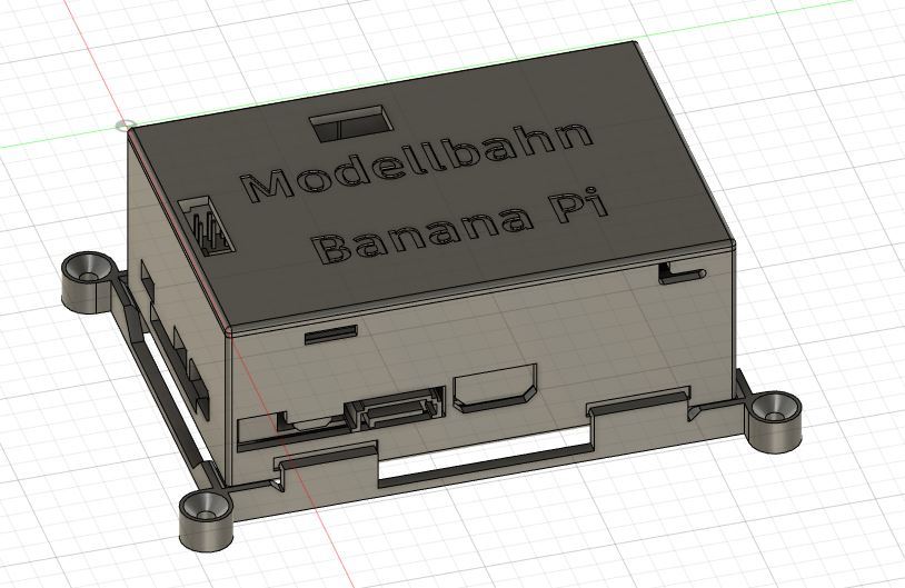 Banana Pi M1 Box Gehäuse Modelbahn / Banana Pi M1 Box Housing Model ...