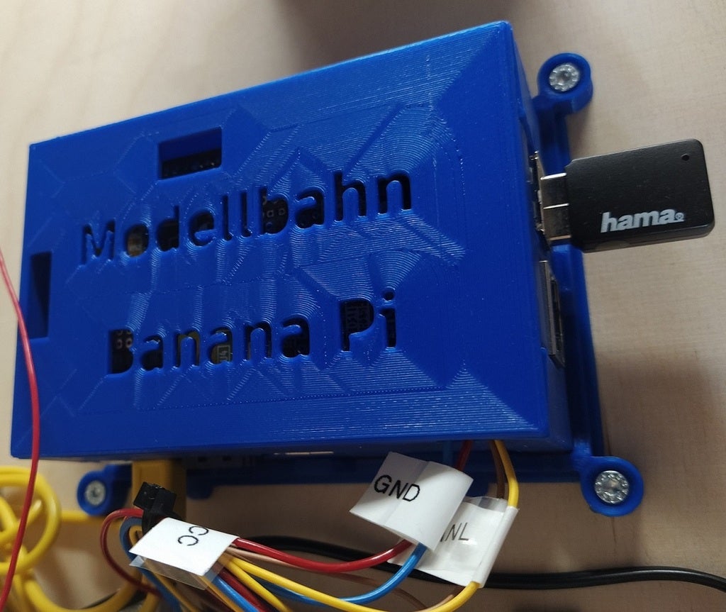 Banana Pi M1 Box Gehäuse Modelbahn / Banana Pi M1 Box Housing Model ...