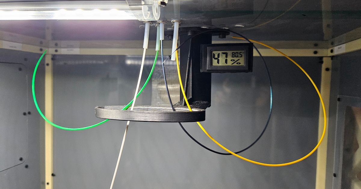 Filament guide with temp/humidity sensor by Bucko | Download free STL ...
