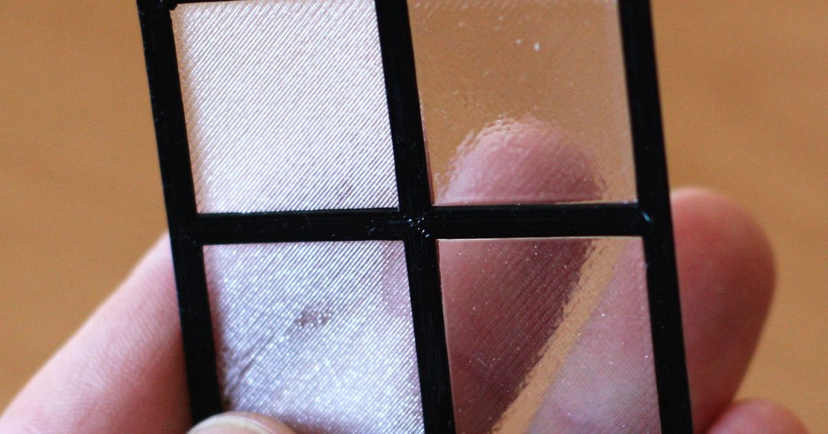 Transparent Window Printing: PETG-/PVB-Composite (Proof of Concept) by ...