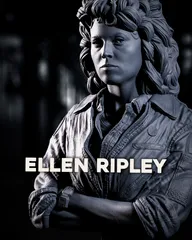 Ellen Ripley Alien by Victor Lopez | Download free STL model ...