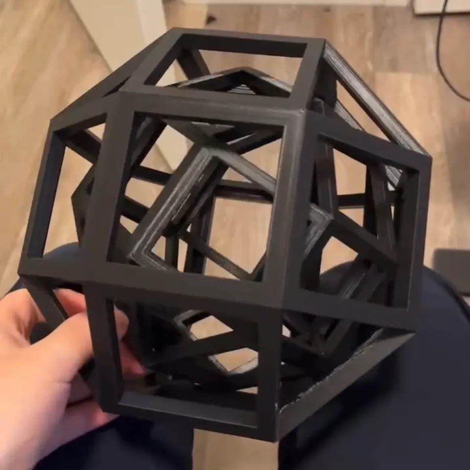 Nesting two geometric polyhedra by David Wang | Download free STL model ...