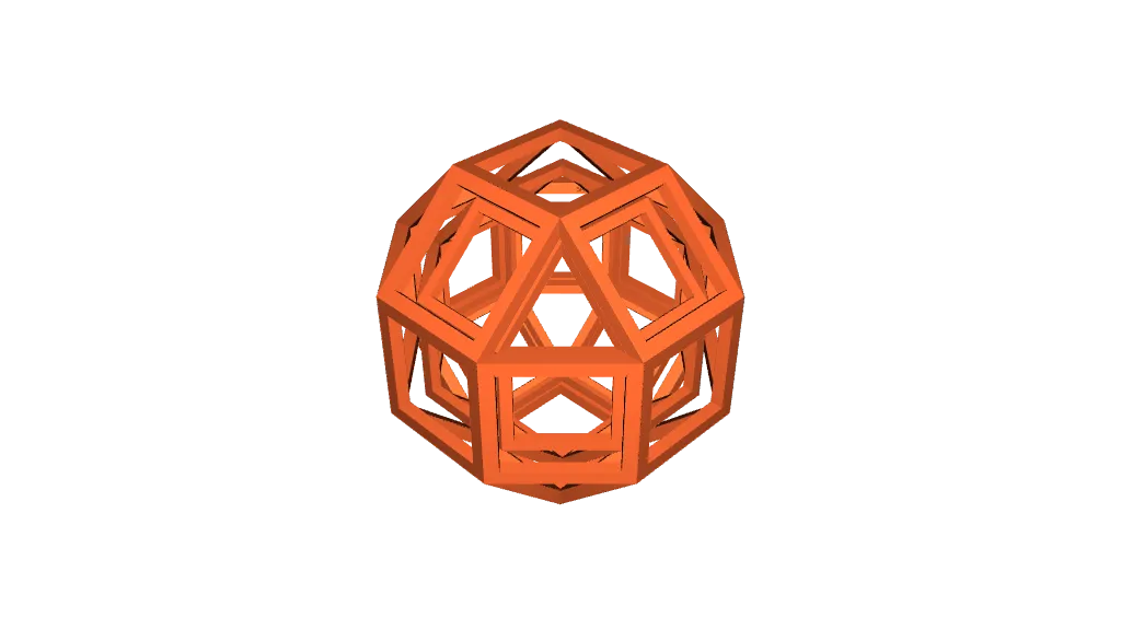 Nesting two geometric polyhedra by David Wang | Download free STL model ...
