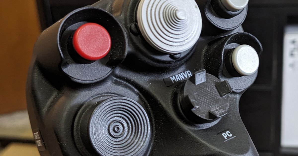 VKB US-Style Hats and Buttons by Schmitty21 | Download free STL model ...