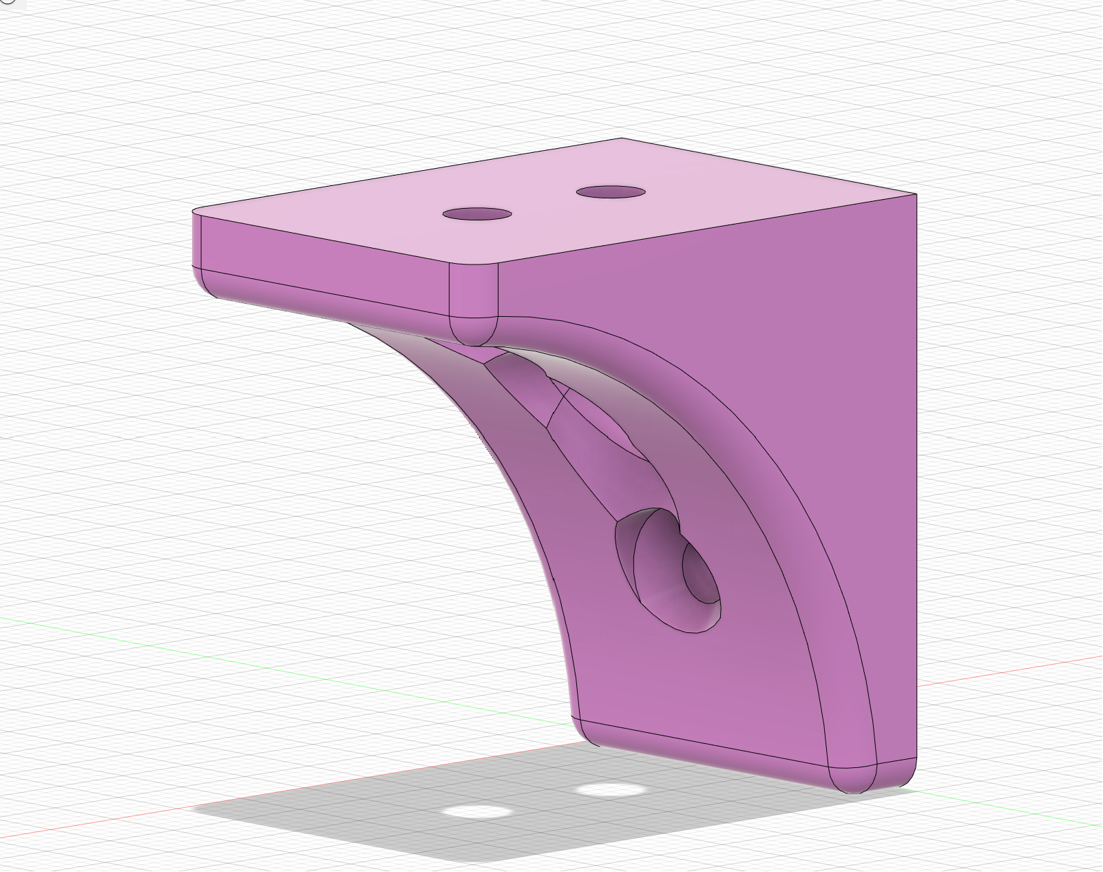 Simple strong 90 degree bracket by Uni a | Download free STL model ...