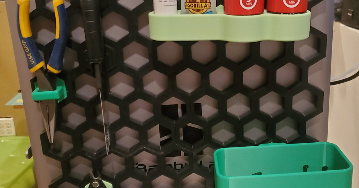 Super Stong Honey Comb Wall 30mm by BadDIY | Download free STL model ...