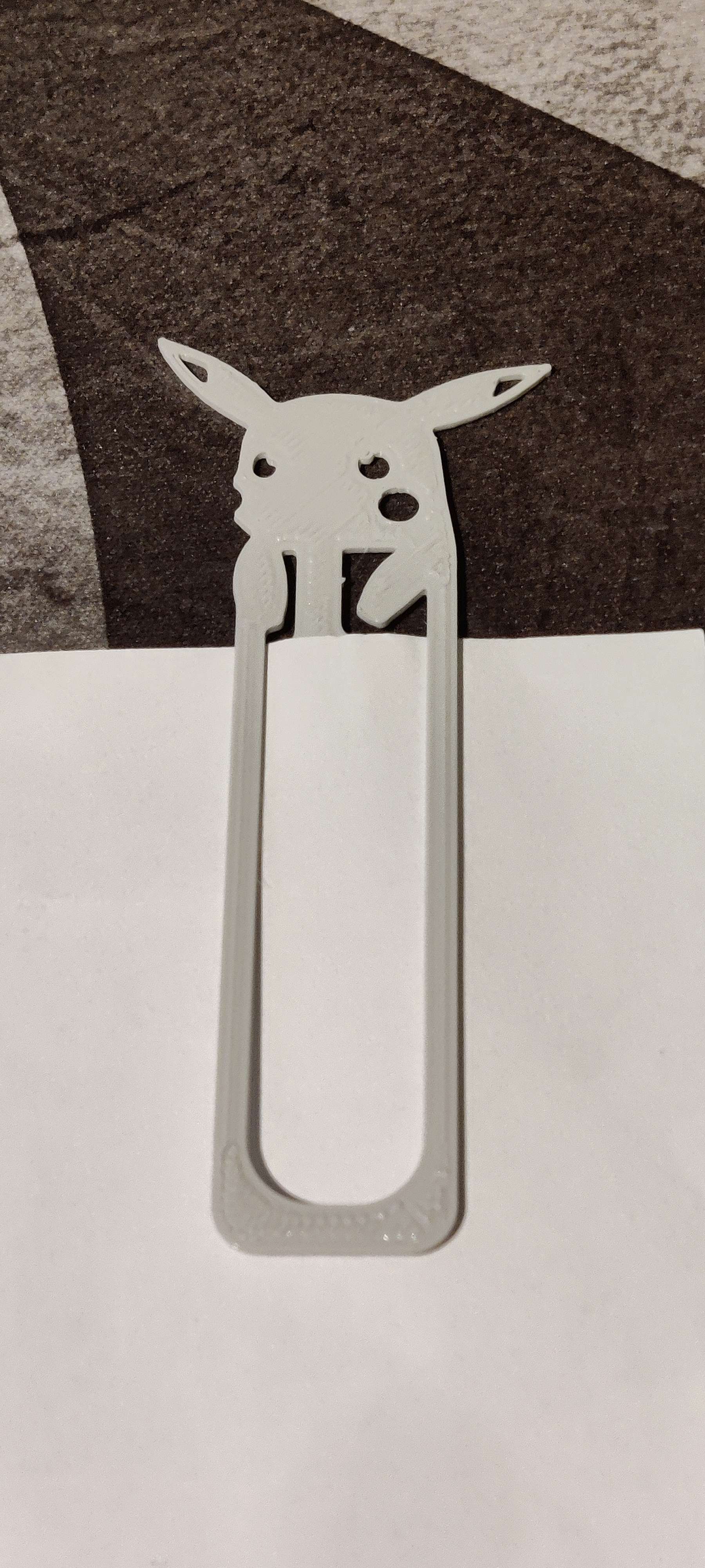 Pikachu Bookmark by Kim Holse | Download free STL model | Printables.com