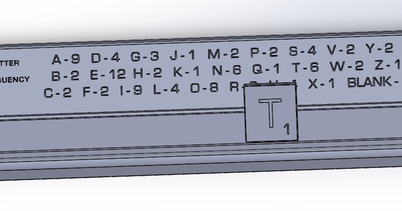 Scrabble Letter Tray by Fraughst | Download free STL model | Printables.com