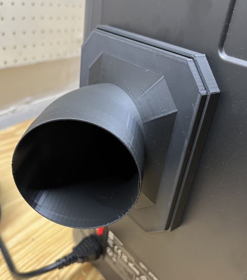 Bambu Lab P1S Magnet Mount 3" Duct by duffwv | Download free STL model ...