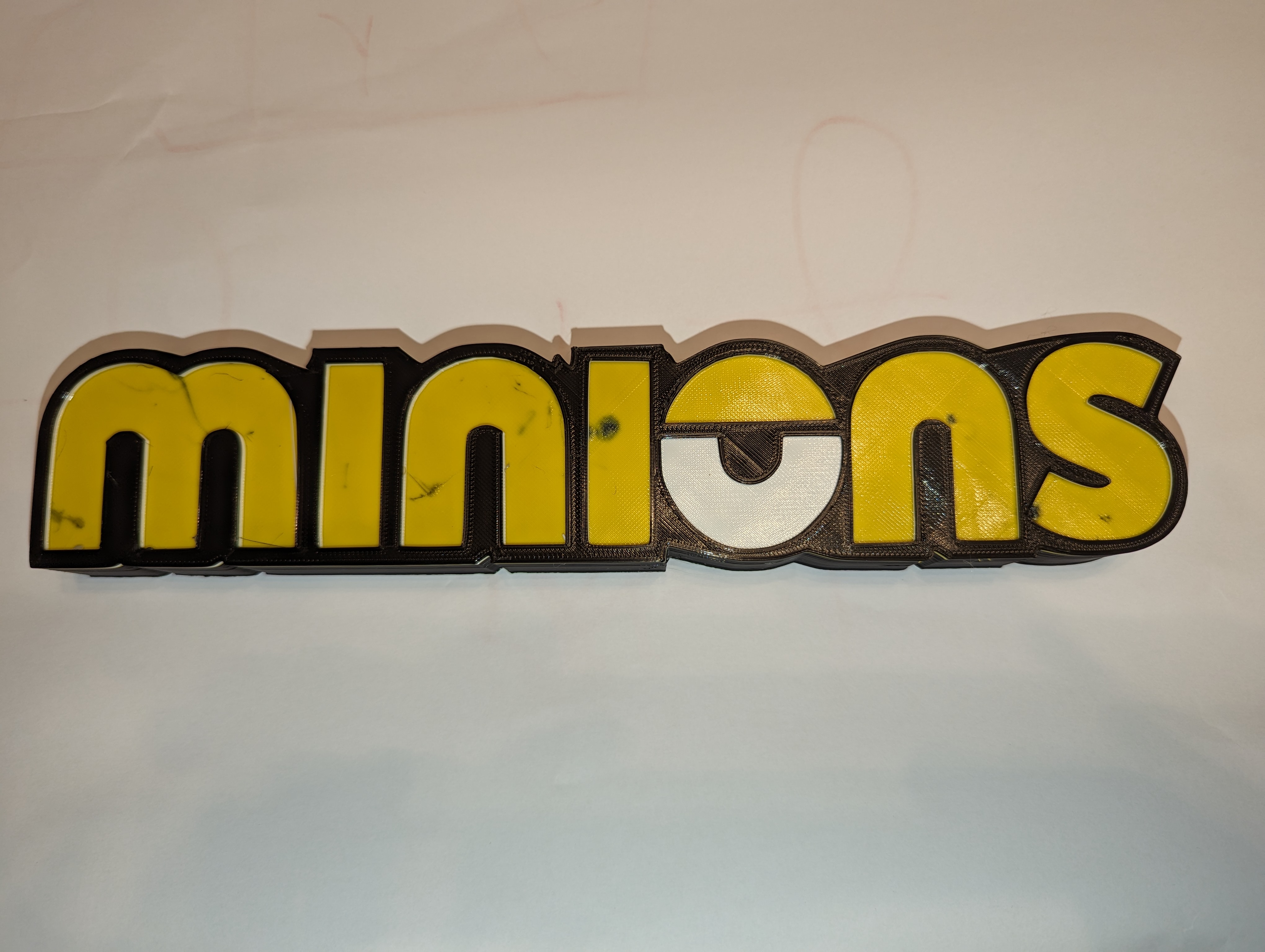 Minions Logo SIgn by Scootrhead | Download free STL model | Printables.com