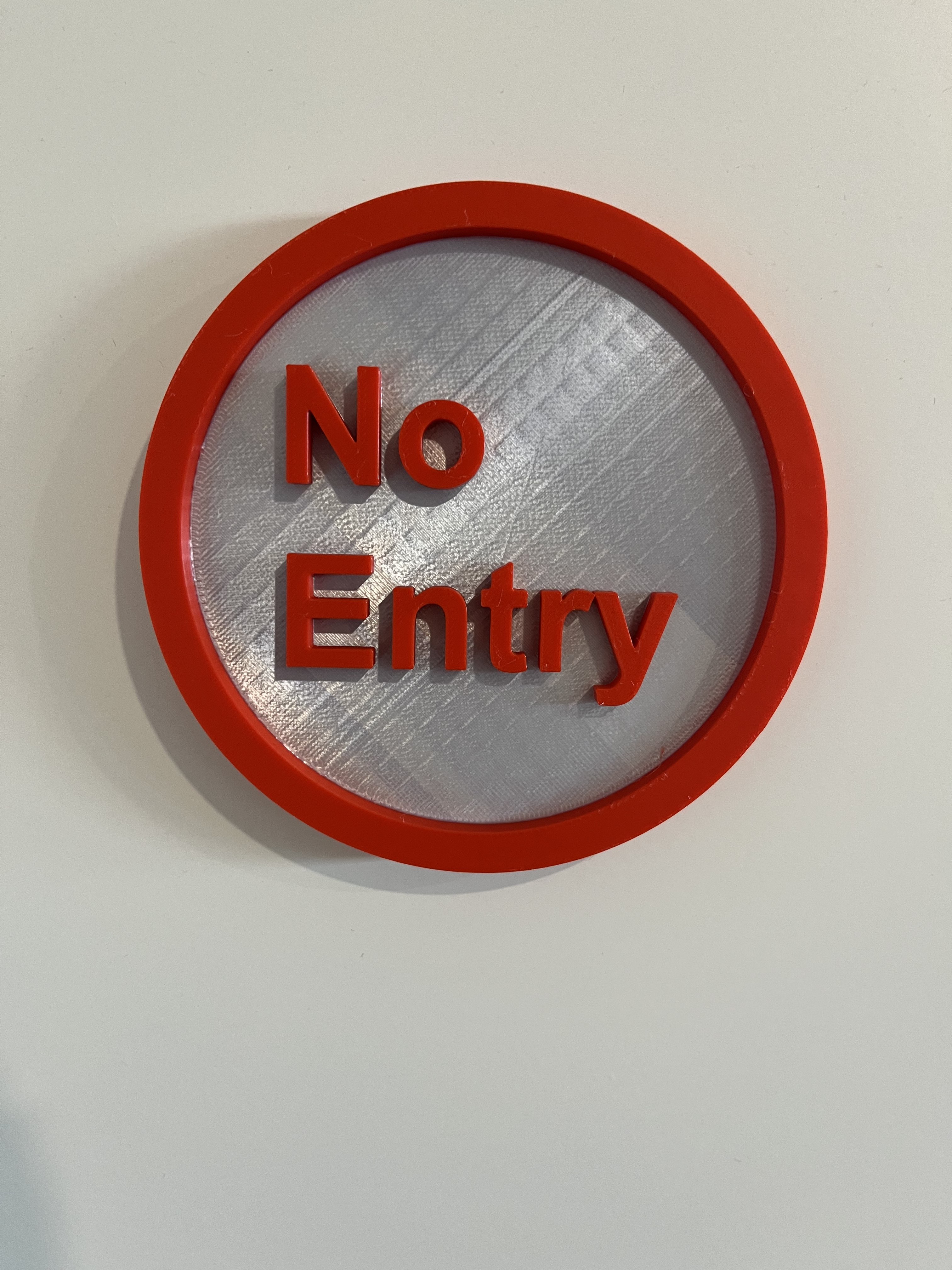 No Entry Sign | Entry Sign by Techstazack | Download free STL model ...