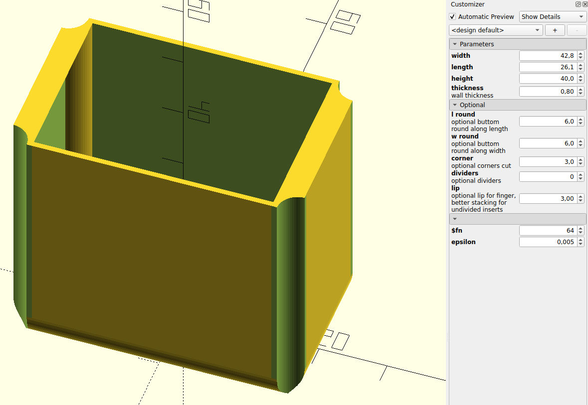 Parametric organizer box inserts by orgoj3d | Download free STL model ...