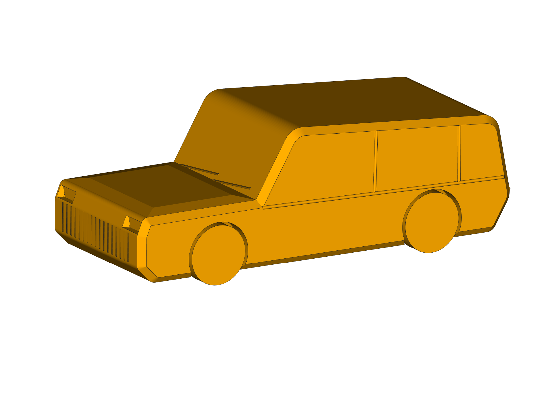 TOY CAR - SUV by Salman 3DP | Download free STL model | Printables.com