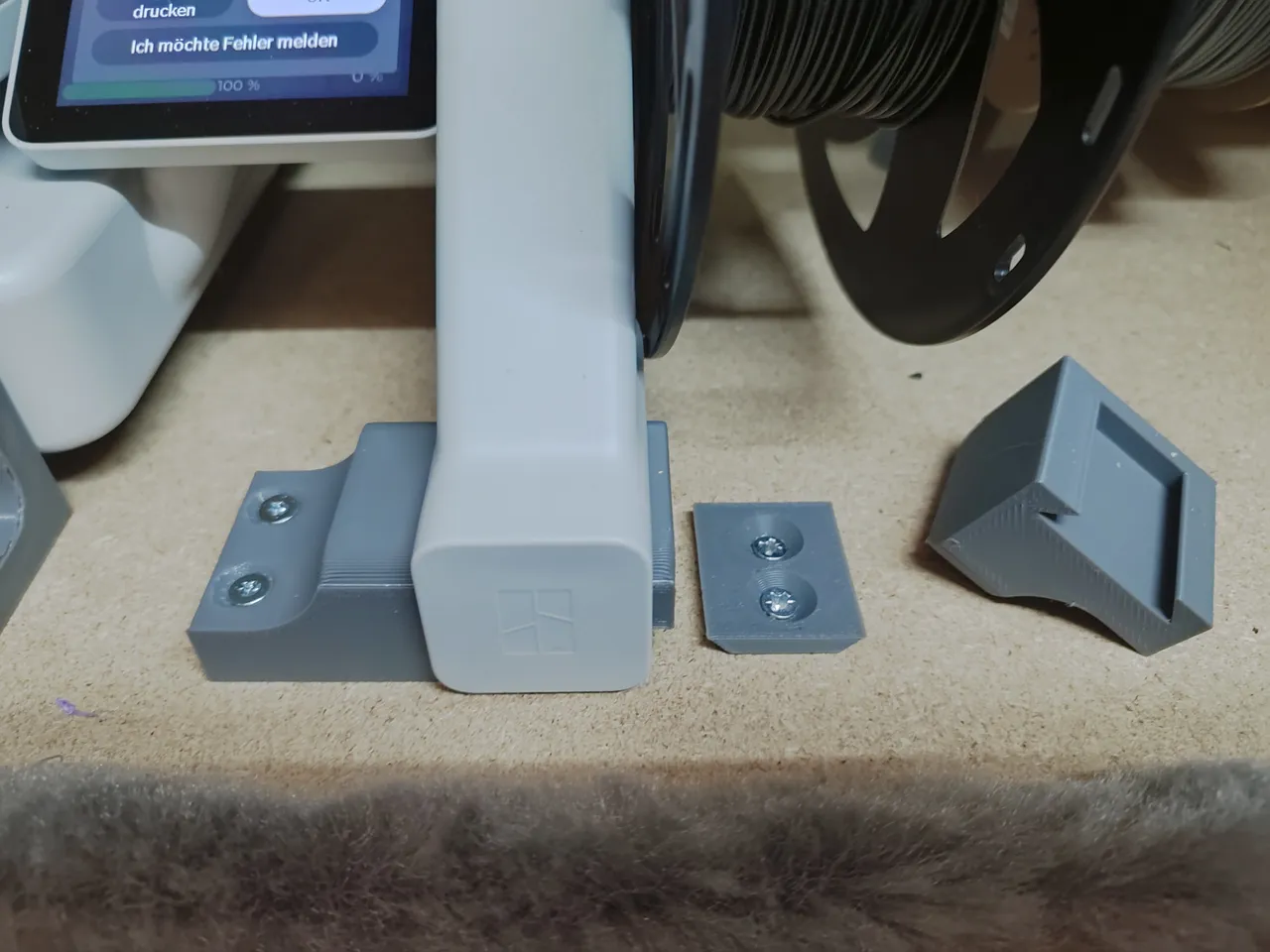 Bambu Lab A1 external spool mount / holder by redaeq | Download free ...