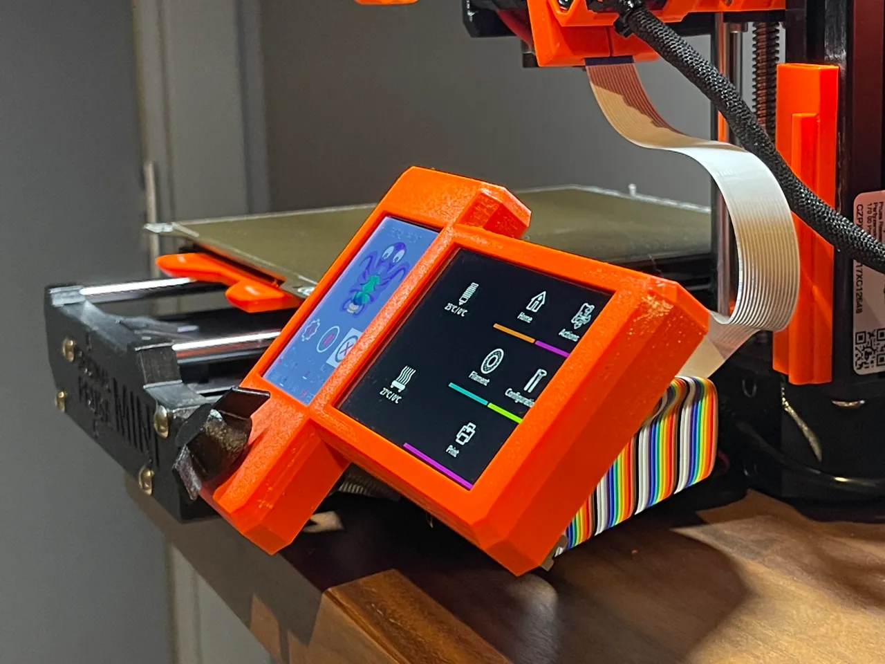 Prusa Mini Display Box (Control Panel) with HyperPixel 4 touch screen ...