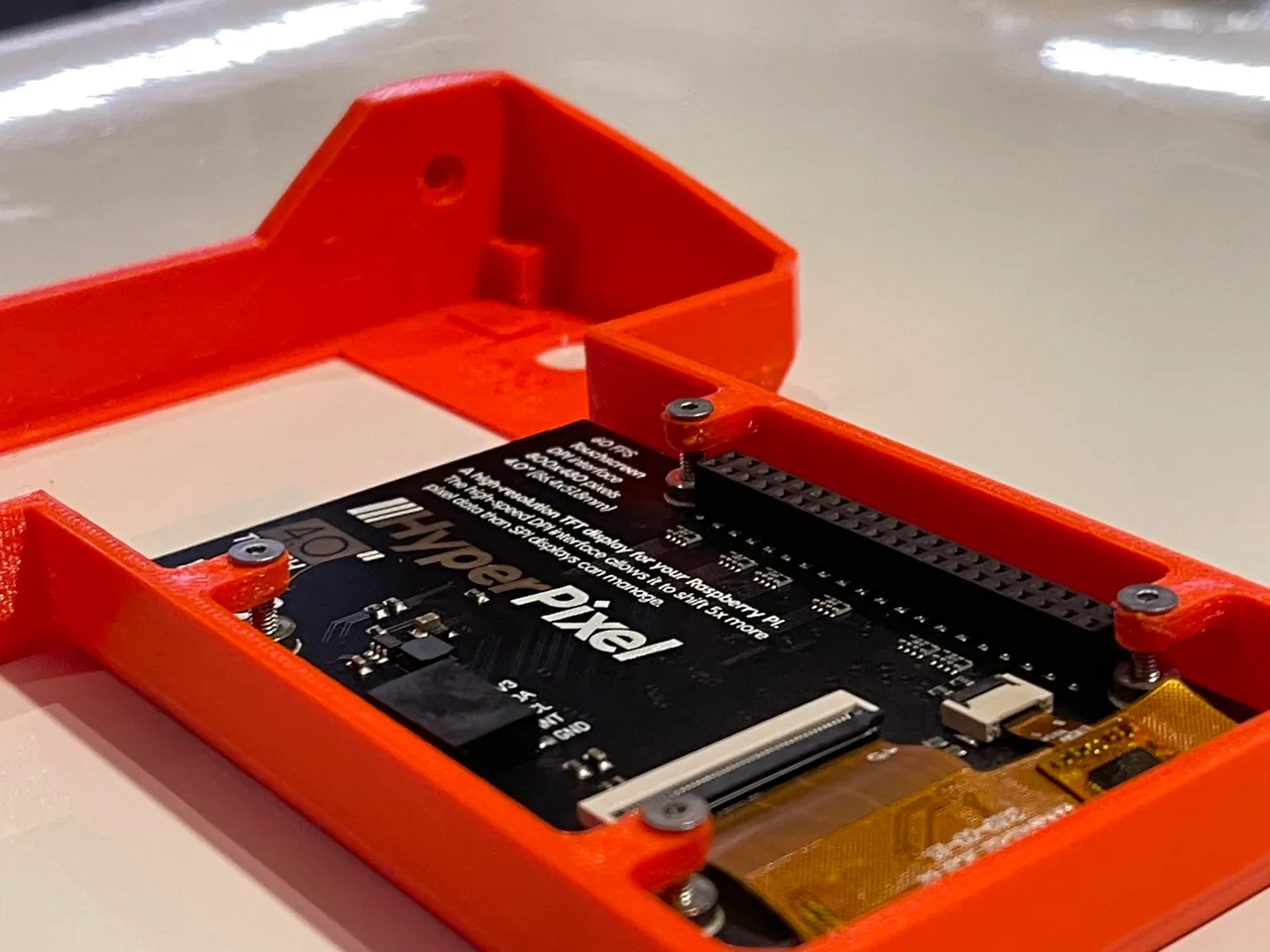 Prusa Mini Display Box (Control Panel) with HyperPixel 4 touch screen ... Prusa Mini Display Box (Control Panel) with HyperPixel 4 touch screen ...