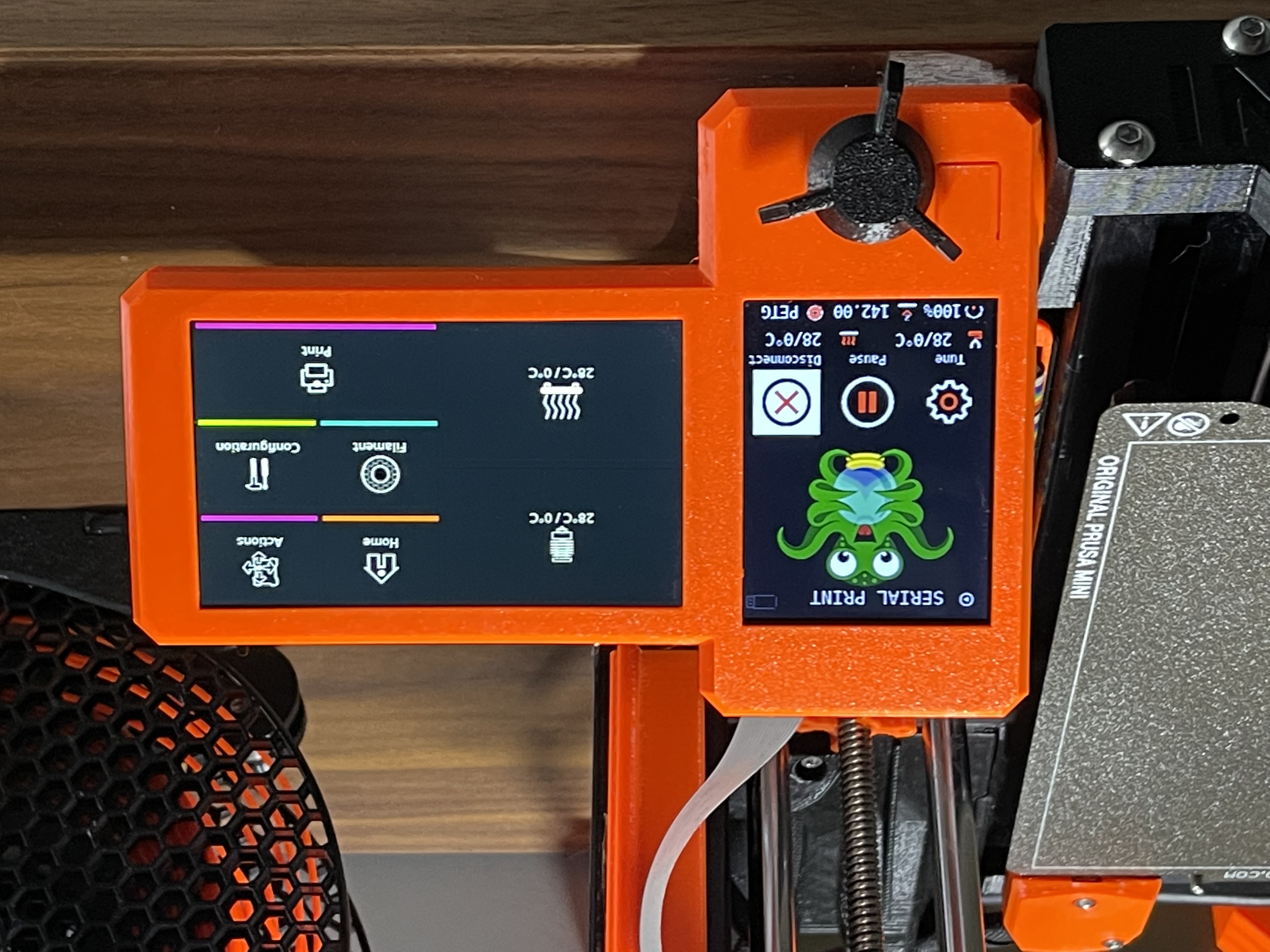 Prusa Mini Display Box (Control Panel) with HyperPixel 4 touch screen ... Prusa Mini Display Box (Control Panel) with HyperPixel 4 touch screen ...