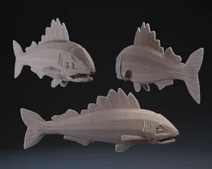 Walleye by Peter Farell | Download free STL model | Printables.com
