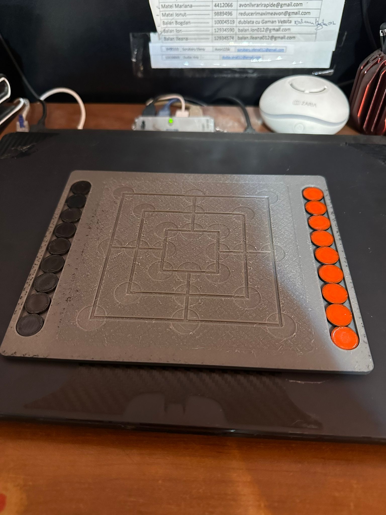 Mill Board Game (Moara) by XiT | Download free STL model | Printables.com