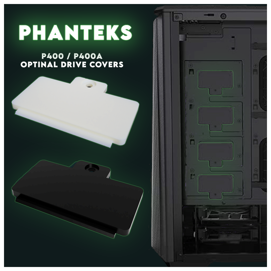 Phantek P400 / P400A drive cover by BEmeow | Download free STL model ...