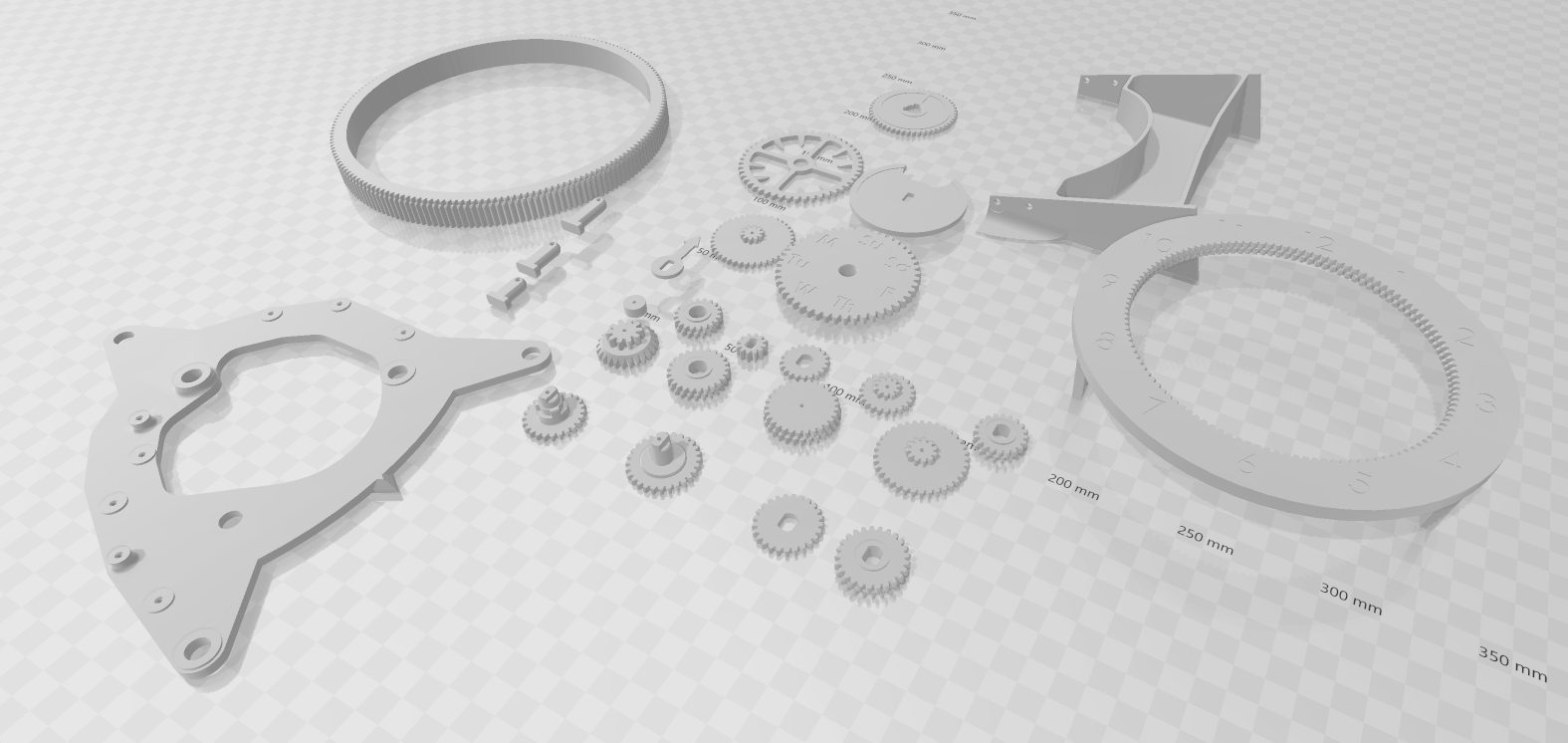 "Freak" Mechanical Clock von Prizmagnetic | Kostenloses STL-Modell ...