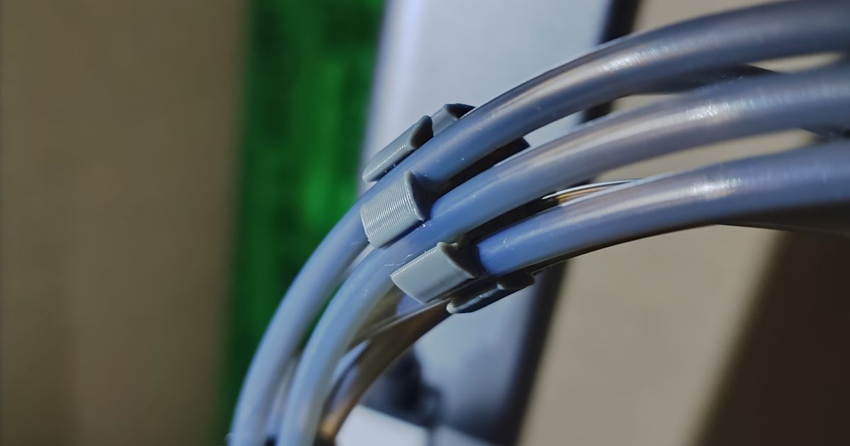 Bambu Lab A1, Cable / Bowden / PTFE Tubes Collector Holder by redaeq ...