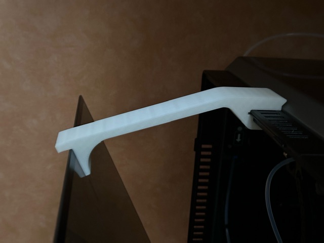 K1 Max tilt open lid support redesigned to fit K1 Max Glass Lid Raiser ...