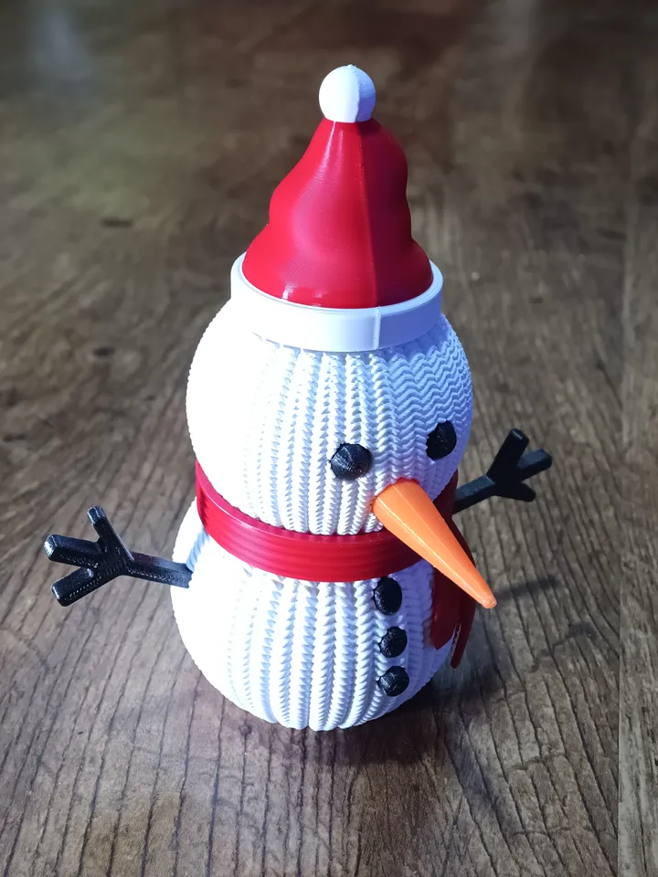 Muñeco de Nieve by Yusitron | Download free STL model | Printables.com