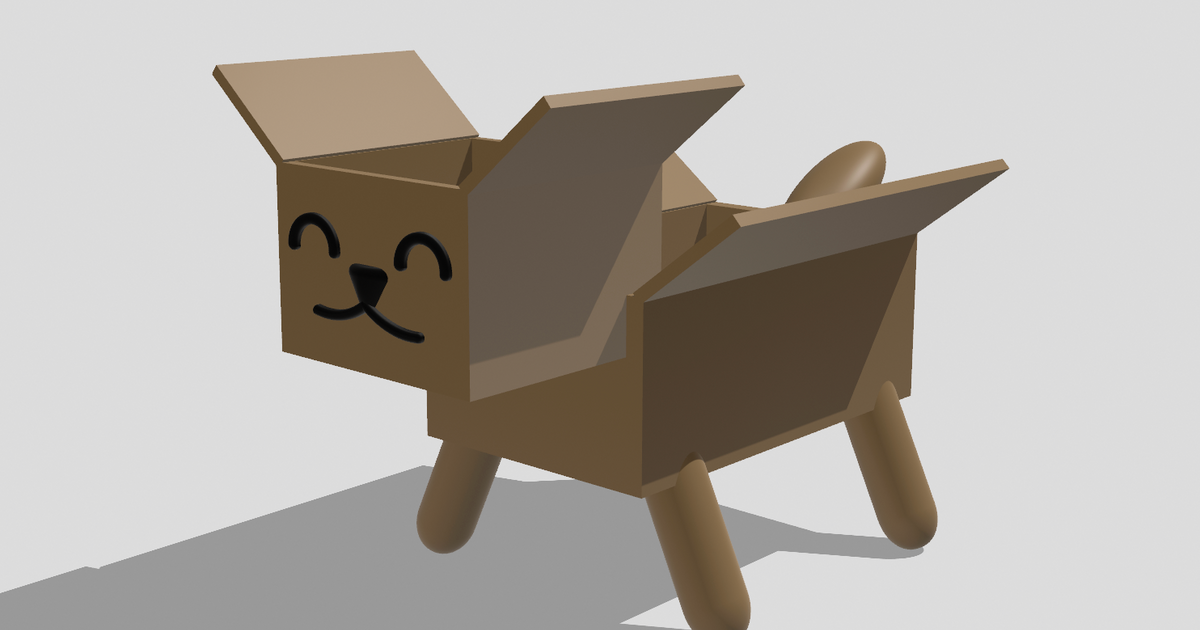 Box Dog by Mr. Poly | Download free STL model | Printables.com