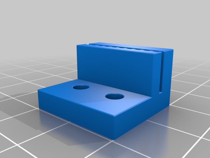 Belt Clamp for Kossel 2020 V1 - new version at http://www.thingiverse ...
