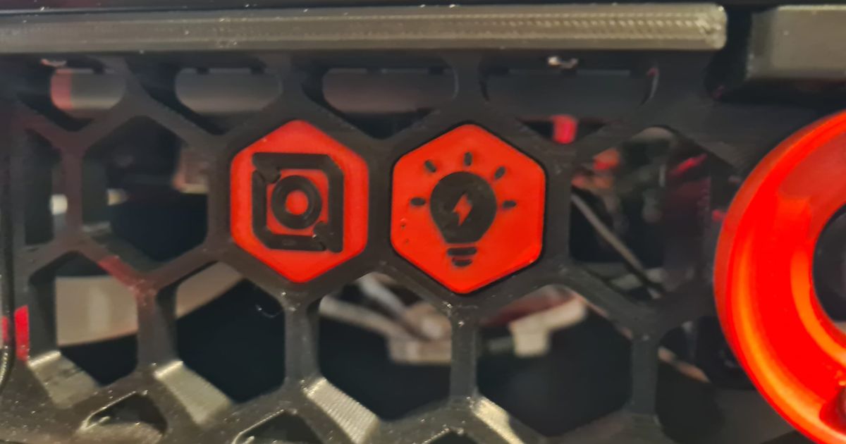 Voron Skirt Button Light symbol by Mauxx91 | Download free STL model ...