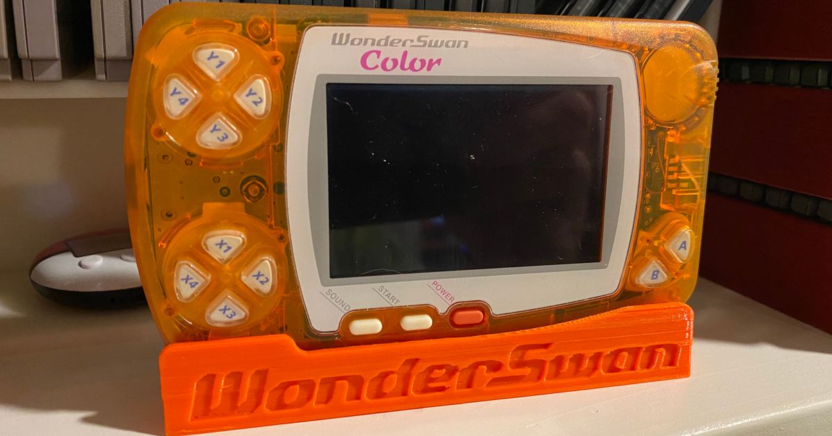 WonderSwan Color Stand by BlueShell3D | Download free STL model ...