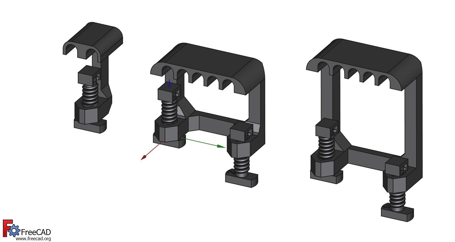 Cable Guide Desk Clamps by xyz | Download free STL model | Printables.com