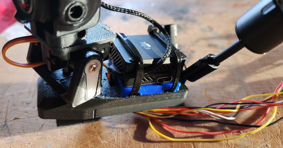 ATOMRC Gimbal DJI O3 VTX cable tie mount by Daniel Ballinger | Download ...