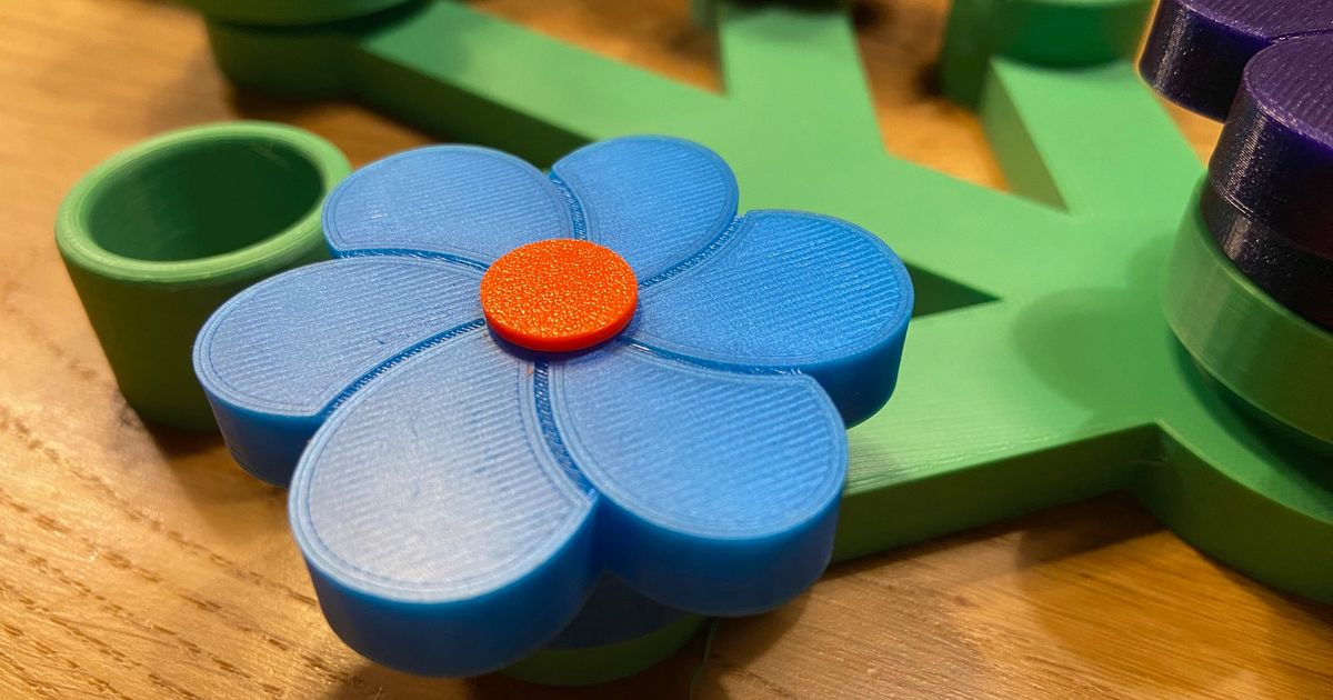 Flowers for Giant Lego Wreath von Klaus | Kostenloses STL-Modell ...