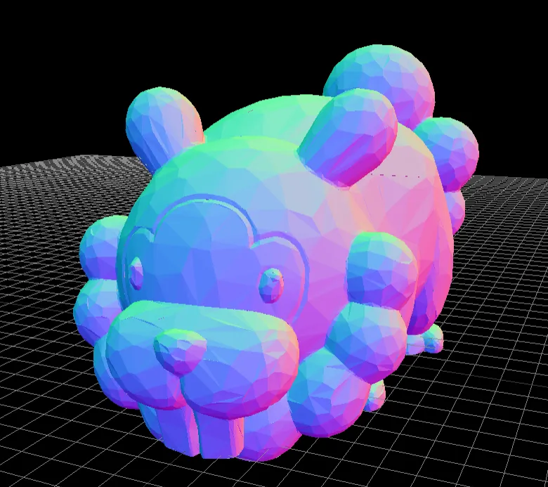 Low Poly Bidoof Pokemon by AZ3D | Download free STL model | Printables.com