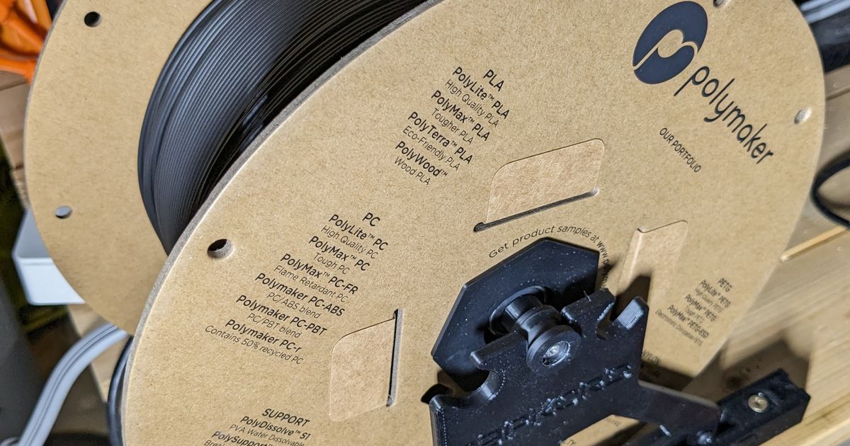 RepRack RackStand for 3 kg Polymaker Cardboard Spools by Shihchiun ...