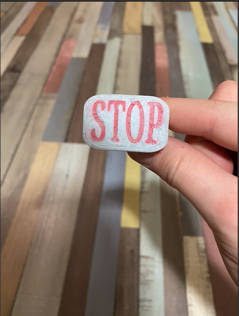 !!STOP!! The STOP ring :D by Alex is printing | Download free STL model ...