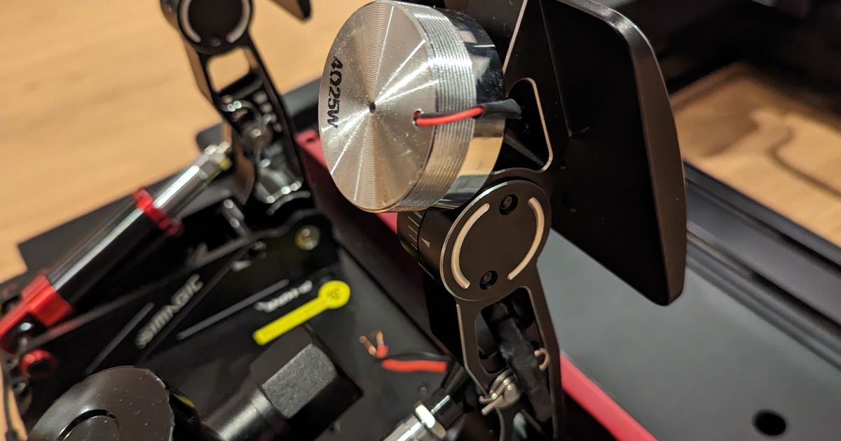 Simagic P1000 shaker adapter by YYGadget | Download free STL model ...