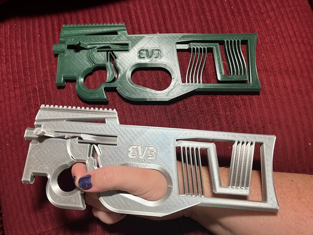Compliant Mechanism Blaster P90 by Evey Bee | Download free STL model ...