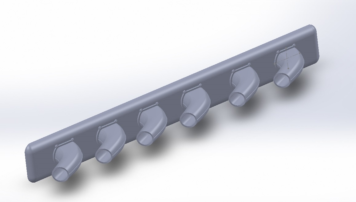 P51 Mustang Exhaust Stacks for CARF Models P51 by Makers Workshop ...
