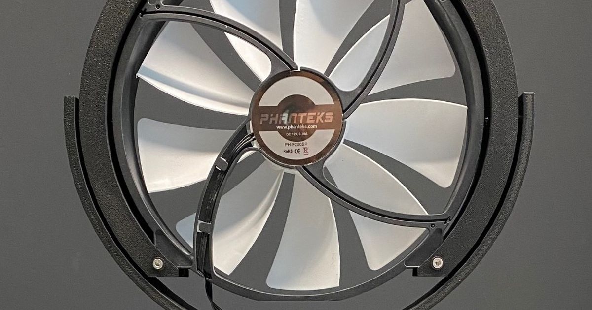 200mm PC Fan Desktop Fan by Hijinx | Download free STL model ...
