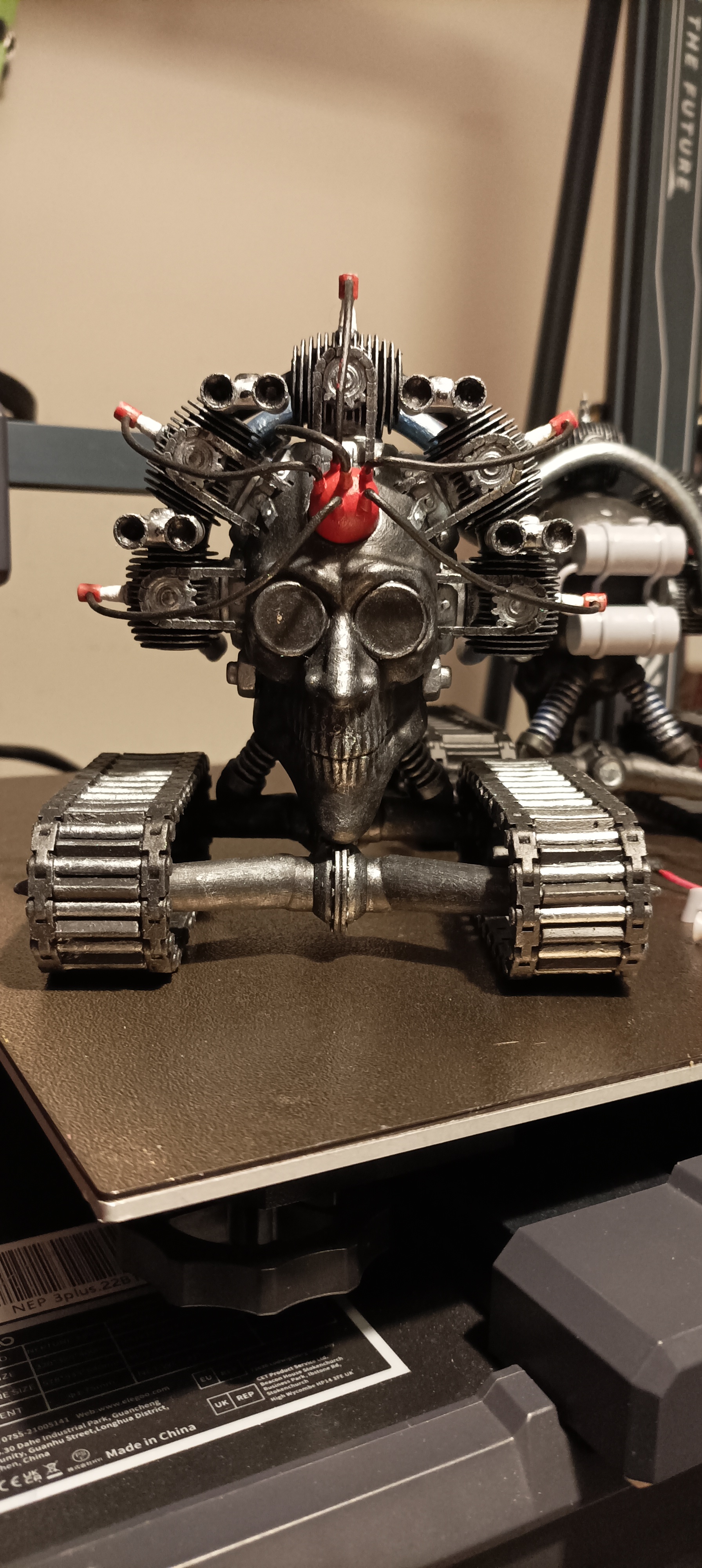 Skull Tank, tank skull, a thing lol by Raven | Download free STL model ...