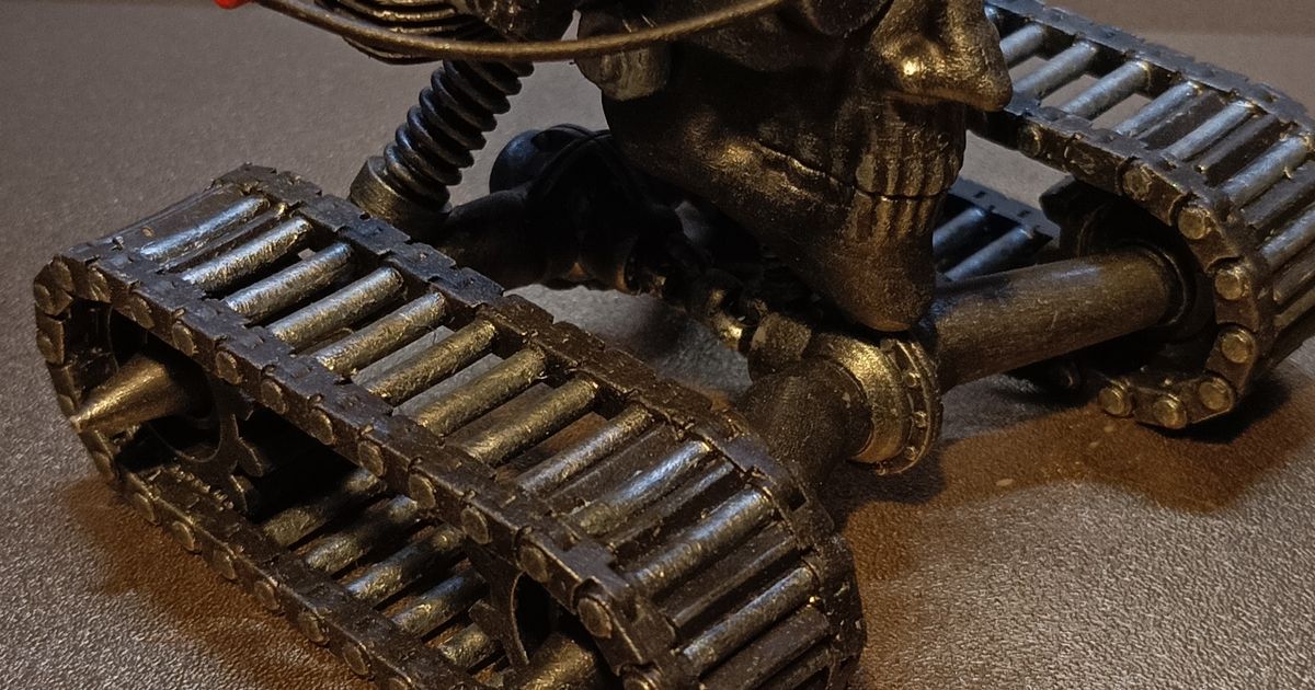 Skull Tank, tank skull, a thing lol by Raven | Download free STL model ...