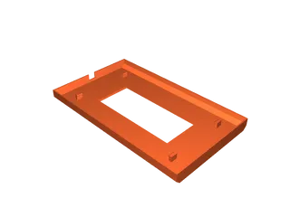 Panasonic Outlet Plate by linycv | Download free STL model | Printables.com