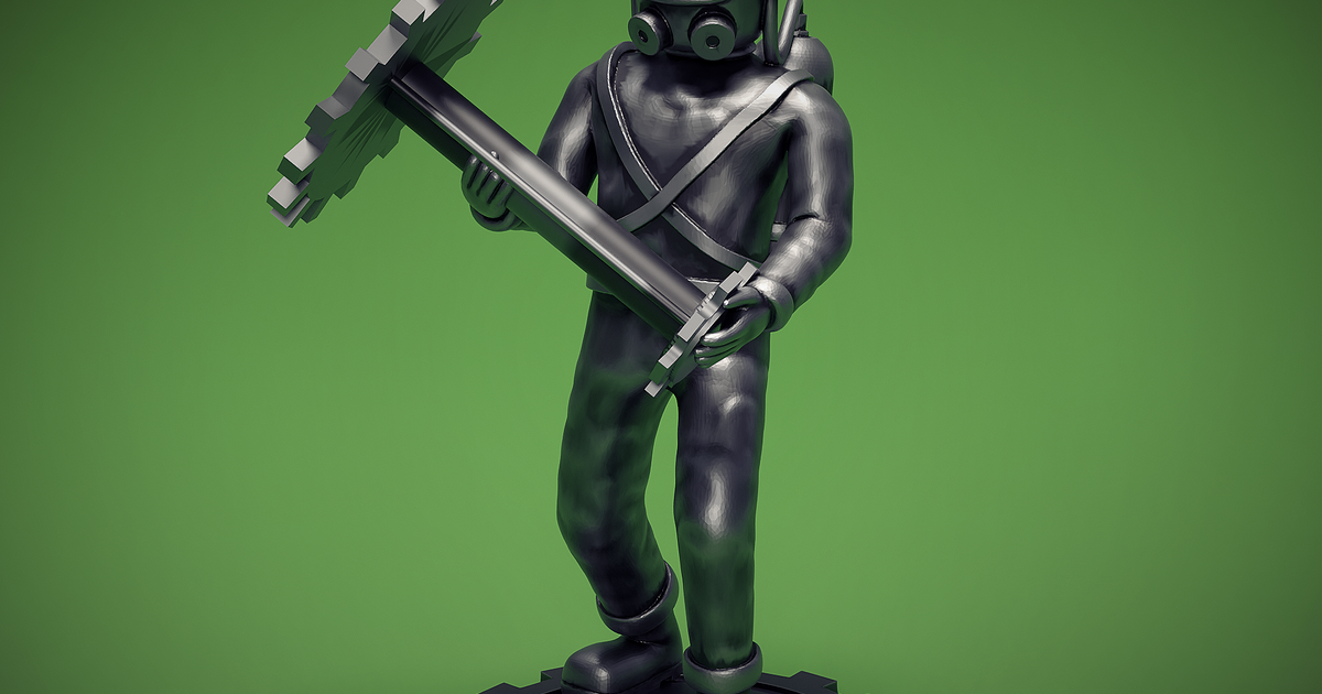 Lethal Company | Employee with Large Axle by SeaHamsterr | Download ...