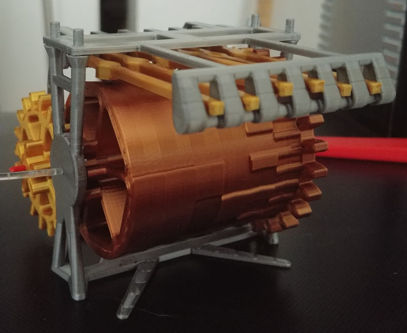 Mechanical Binary Clock by miaomai | Download free STL model ...